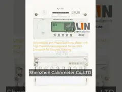 Opwaardigbare en voorafbetaalde elektriciteitsmeters met hoge precisie met metrologie en veilige 3DES-codering voor nauwkeurige meting