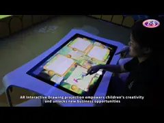 AR Painting Projection Games Content Updates Remote Management For Shopping Malls