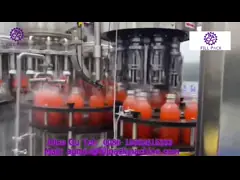 5000BPH Monoblock αυτόματος καυτός πλήρωσης χυμός από πορτοκάλι φρούτων μπουκαλιών μηχανών πλαστικός που γεμίζει και εξοπλισμός μηχανών κάλυψης