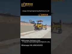 multi purpose concrete slip form paver for highway construction