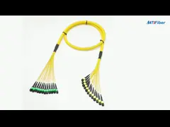 low loss mpo fanout cable large quantity core 1m 144f smg657a1 mpo apc to mpo apc breakout