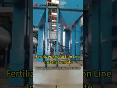 low noise npk fertilizer production line , double rollers npk granulator machine