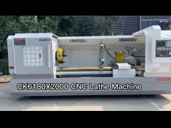 ck6180 2 metros horizontal de cama plana máquina de torno CNC cnc girador de torno para el metal