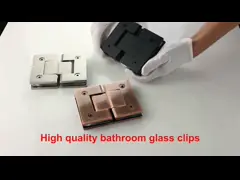 morden style solid 180 degree brushed shower room glass door hinge