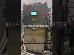 CE Centrifugadora de disco de levadura de cerveza artesanal para clarificación de hierbas