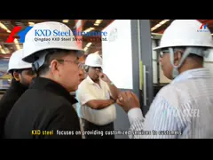 galvanised steel frame prefabricated warehouse