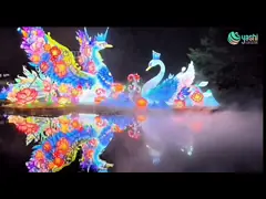 new year celebrations outdoor swan lantern traditional 400cm