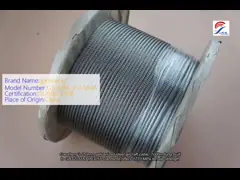 galvanized steel aircraft cable 1.8mm diameter 2000m length for safety protection and binding