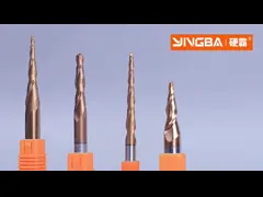 고품질 저가 CNC 목재 라우터 비트 2플루트 CNC 목재 조각 비트 도구 탄화물 테이퍼 볼 노즈 엔드 밀 6mm