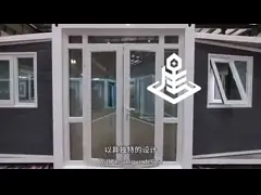 拡張可能な二翼製 コンテナハウス 設定可能