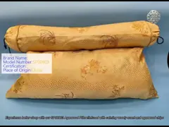 luxury rectangular agar wood pillow woody scent for better sleep