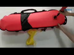 210d nylon surface marker buoy pvc inflatable spearfishing floats and buoys with dive flag