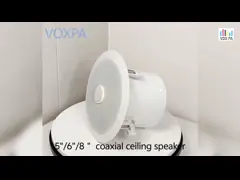 8 inch round ceiling speakers 100v 70v iron ceiling pa loudspeaker
