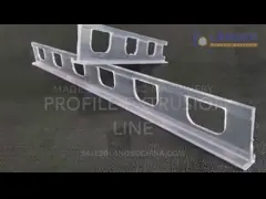 22kw pvc baseboard profile extrusion line twin screw 8 mters long