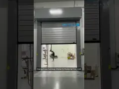 3.9m Motor Shaft Automatic Alloy Rapid Roll Up Garage Door con e caratteristiche di sicurezza