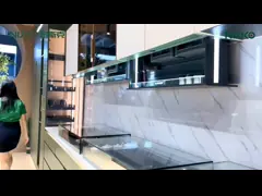 pull down smart lifting kitchen storage rack for seasoning bottle