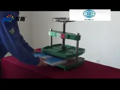 A4 크기 지폐 종이 220V / 110V를 위한 매뉴얼 북 프레스 머신