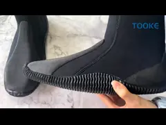 breathable safety 5mm dive boots neoprene dive boots with reinforced soles