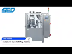 plc control fully automatic capsule filling machine with 2000 capsules/min speed and 18 die holes