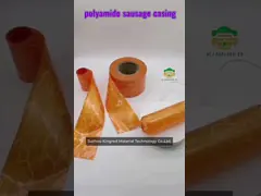 plastic sausage casings custom logo flexography printing  plastic beef sausage casings