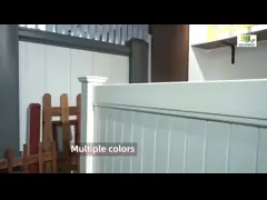 customizable white vinyl pool fencing easy to install high durability
