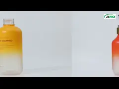 gradient frosted pet plastic lotion bottle with customizable 250ml or 300ml capacity for personal sk