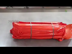 floating pvc oil boom containment barrier spill control for harbor coastal defense