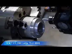htc40pm horizontal cnc turning center 3500rpm with c axis living turret