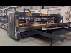 파란색 자동 접착기 고밀도의 코러브 박스 바느질