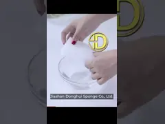 kitchen customized dh-a3-7 shaped melamine sponge for rust removal and cotton cleaning