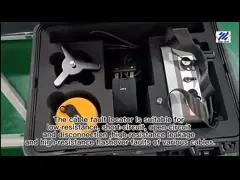 with path deviation indication function audio cable tester