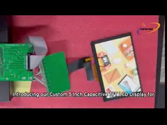 TTL TFT LCD Display 5 Inch TFT LCD Panels 800x480 Resolution With Touch Screen