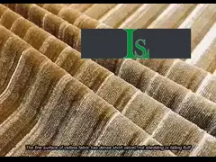 290gsm 93% polyester pleat gold velvet upholstery fabric for lady's skirt golden