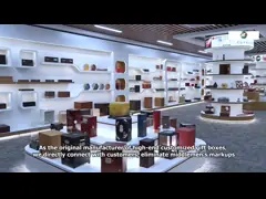 luxury customized wooden necklace box wooden jewelry organizer