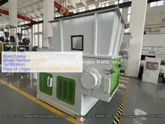 Máquinas para o tratamento de resíduos industriais de materiais plásticos por PP / PE / HDPE / LDPE / PVC