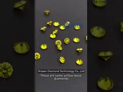 0.5-6ct Diamanti sintetici non tagliati Giallo Hpht Diamanti grezzi Diamanti sintetici grezzi Non tagliati Prezzo per carato Diamanti coltivati in laboratorio per gioielli giallo diamanti grezzi