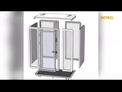 double person meeting pod soundproof office booth 35db