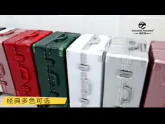 26-inch aluminum frame trolley case with universal wheels, 24-inch check-in case, double luggage