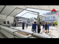 Deporte Gran carpa con marco de trabajo pesado para condiciones extremas