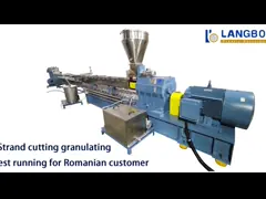 Da máquina plástica da extrusão da pelota da máquina da peletização do grânulo do PE capacidade da extrusora grande