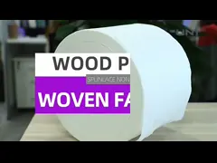 Eco Friendly Biodegradable Wood Pulp Spunlace Nonwoven Fabric 70% Polyester 30% Viscose