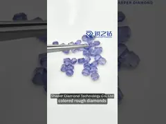 hpht pink bule green yellow uncut diamond cvd lab grown colored rough diamond