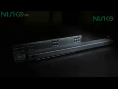 stainless steel soft closing ball bearing slide full extension 45mm