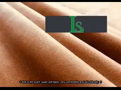 240gsm soft olive yellow velvet material 100% polyester for home textile