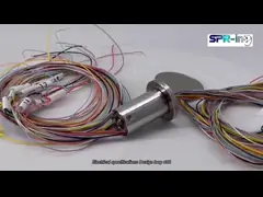 custom industrial hybrid slip ring long life fast speed fibre optic rotary joint