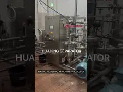 Centrifugadora de separación de levadura de cerveza artesanal con disco para clarificación de hierbas