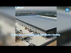 Modular Steel Frame Warehouse Construction Weathering Steel Material Fire Resistance