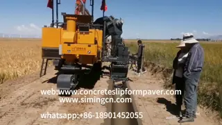 mechanized slipform paver 3000mm wide slip form concrete machine