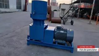 chicken manure new type organic fertilizer granulator flat die pelletizer