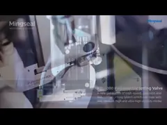 Tipo PUR válvula piezo con 1-500,000cps viscosidad 1-1200Hz frecuencia y 0.1-8Bar presión de aire de entrada para la distribución de pegamento de fusión caliente